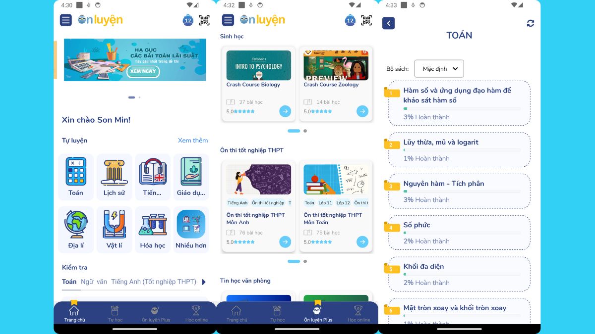 Top 12+ app luyện thi đánh giá năng lực tốt nhất 2025